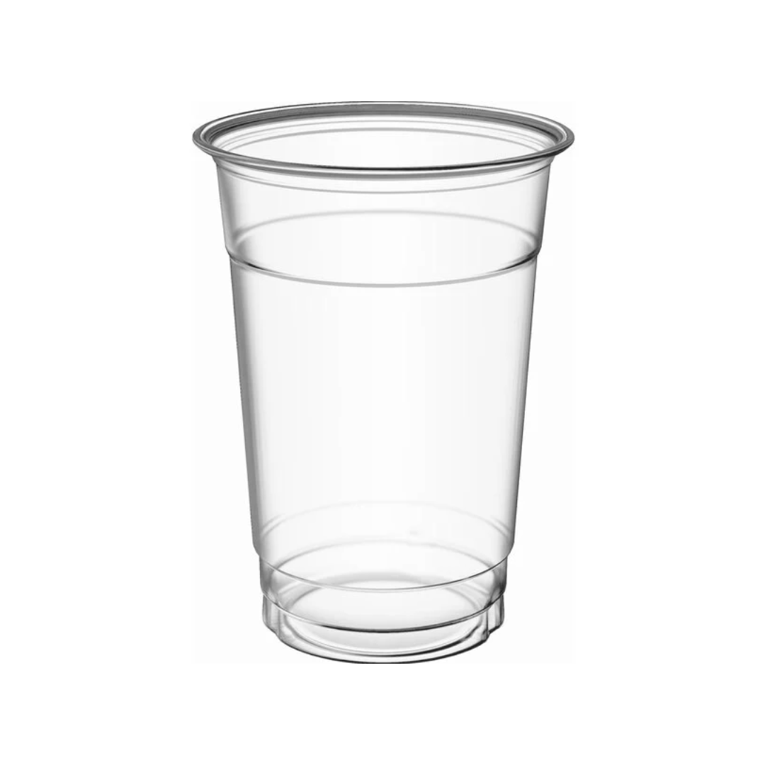 Choice 16 oz. Clear Customizable PET Plastic Cold Cup - 50/Pack | Daily ...